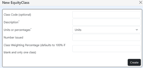 Equity Structure - Valuation Ultimate