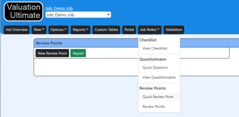 Review Points - Valuation Ultimate
